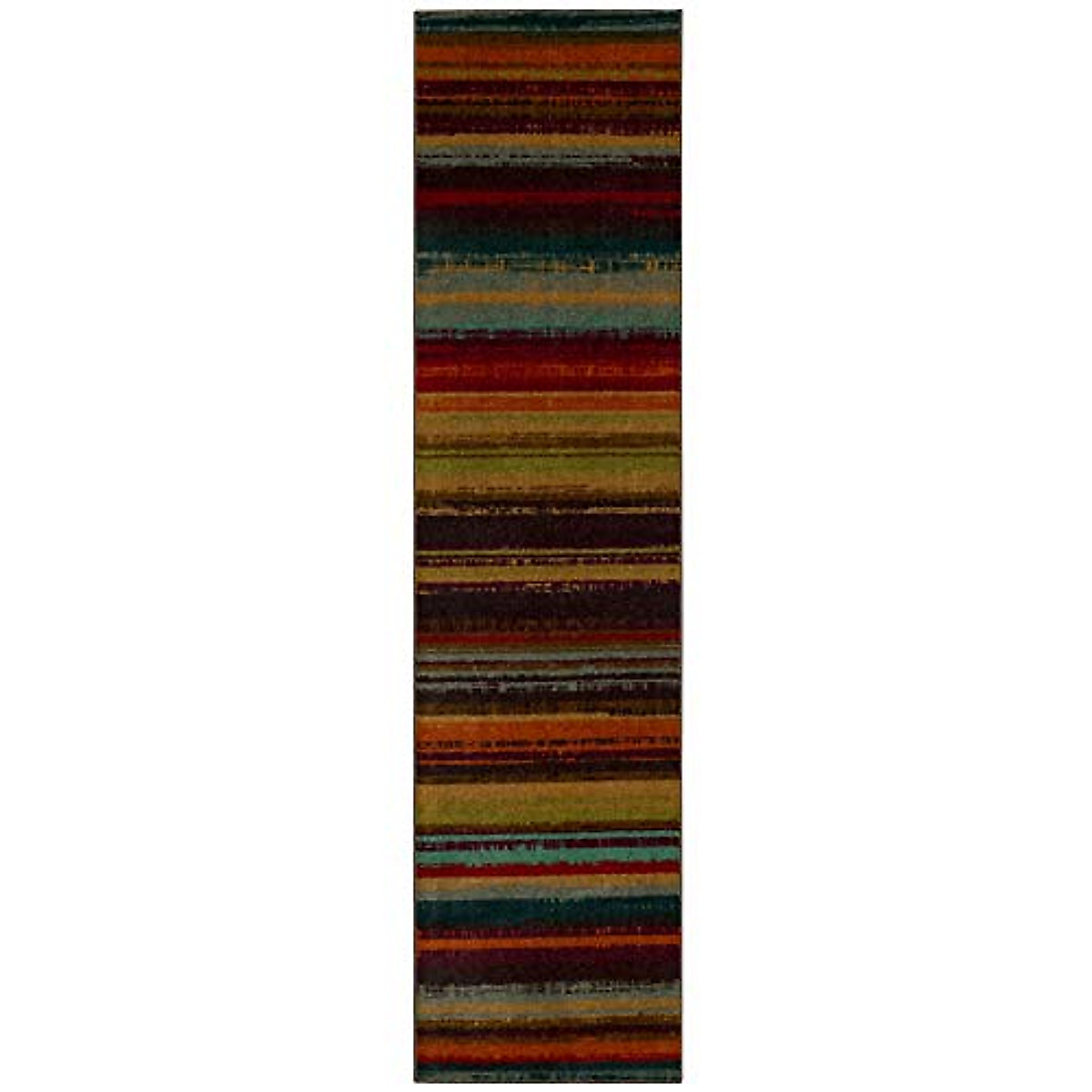 Mohawk Home New Wave Boho Stripe Runner Area Rug, 2'x5', Multi