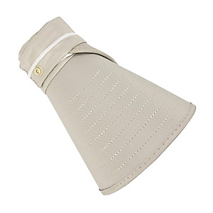 Women Summer Sun Protection Hat Wide Brim UV Hats Removable Neck Face Flap Cap with Ponytail Hole for Fishing Climbing Gardening Beige