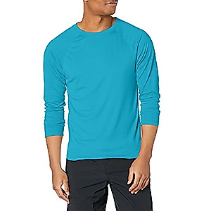 Kanu Surf Men's Standard Long-Sleeve Rashguard, Blue, XX-Large