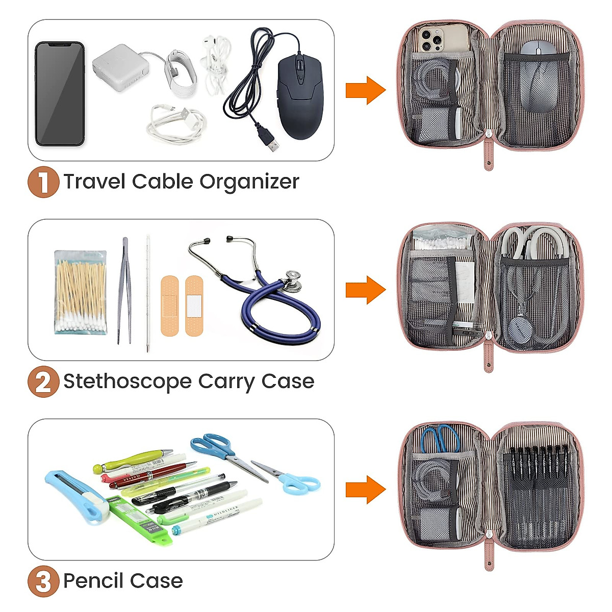 LOVEVOOK Laptop Backpack for Women Work Travel Commuter Backpack College Business Computer Bag Teacher Doctor Nurse Bags Laptop Bag Purse, 15.6 Inch, Pink-pink