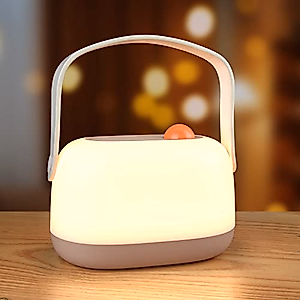 Soshine Baby Night Light Nursery Lamp  for Kids Breastfeeding and Sleep Aid USB Rechargeable Dimmable Warm Nursery Night Light