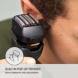 Panasonic ARC5 Electric Razor for Men with Pop-up Trimmer, Wet Dry 5-Blade Electric Shaver with Intelligent Shave Sensor and 16D Flexible Pivoting Head - ES-LV67-K (Black)