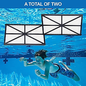 Replacement Robotic Pool Cleaner Filter Cartridges,Ultra Fine Cartridge Filter Panels, for Hayward Robotic AquaVac, TigerShark and SharkVac Pool Cleaners Maytronics Part Number: RCX70101(4 Pack)