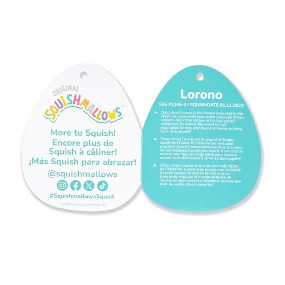 Squishmallows Original 14-Inch Lorono Lobster in Lobster Roll - Official Jazwares Plush (Large)