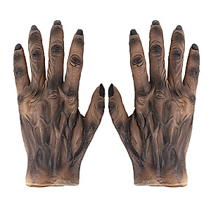Werewolf Gloves Halloween Costume Wolf Gloves Party Cosplay Horror Gloves Dress up Role Play Devil Witch Finger Gloves Wolf Claws Paw Cat Gloves Halloween Props Mittens