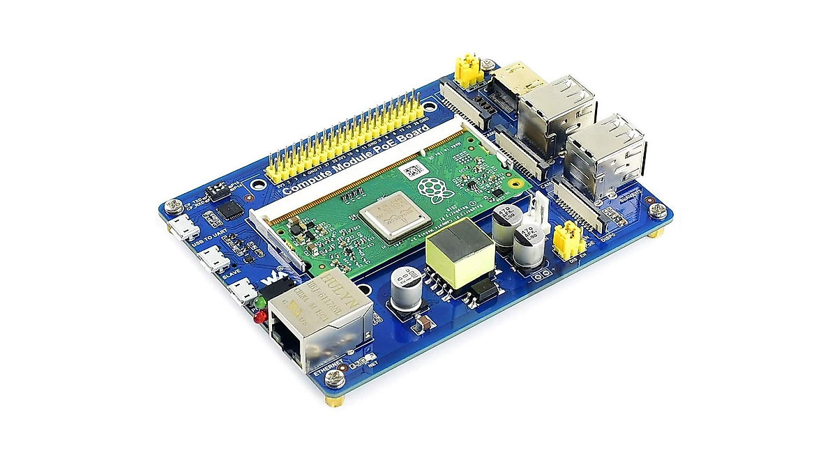 Compute Module IO Board with PoE for Raspberry Pi