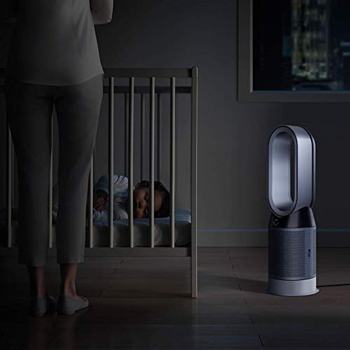 Dyson Pure Hot + Cool Air Purifier, Heater + Fan - HEPA Air Filter, Space Heater and Certified Asthma + Allergy Friendly, WiFi-Enabled – HP04 (Renewed)