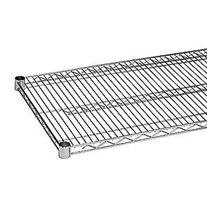 Commercial Chrome Wire Shelving 14 x 48 - NSF (2 Shelves)