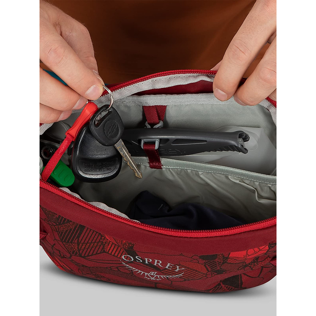 Osprey Seral 4 Lumbar Bike Hydration Pack, Black, One Size