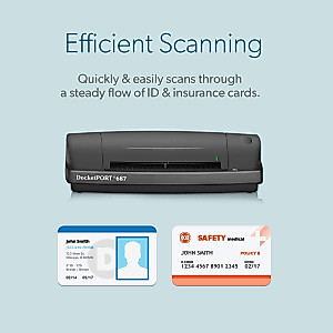 DocketPORT 687 Duplex Card Scanner (DP687)