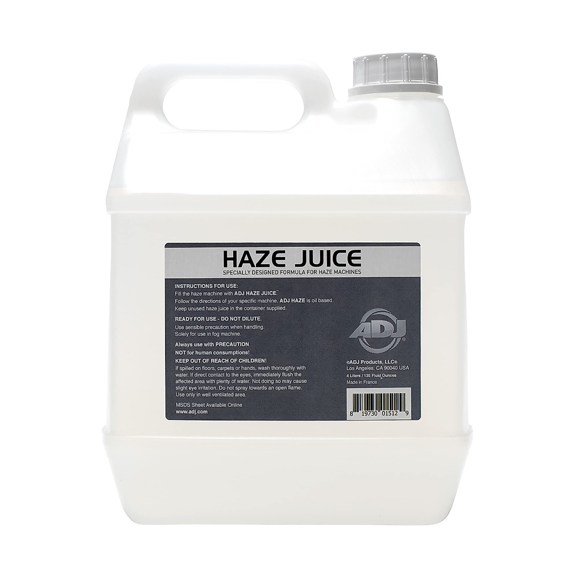 ADJ Products HAZE/G 1 GALLON LIQUID FOR HAZE GENER