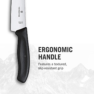 Victorinox Swiss Classic In-Drawer Knife Holder & Knife Set - Includes Knife Organizer, Bread Knife, Santoku Knife, Carving Knife, Paring Knife & Tomato & Table Knife - 6-Piece Set