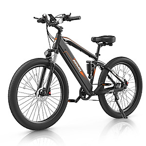 Electric Bike, 750W Electric Bike for Adults BAFANG Motor Electric Bicycle Ebike, 48V 15Ah Removable Battery, 27.5" Fat Tire E Bike, 28MPH Electric Mountain Bike Snow Beach City Road