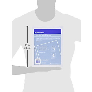 National Rip Proof Reinforced Filler Paper, 3-Hole, 8.5 X 11, Unruled, 100/pack,White