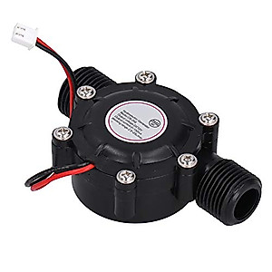 Mini Water Turbine Electric Generator, Hydro Power Converter Brushless Electricity Generator, 12V DC Output Hydroelectric Power Supply for Shower Light Outdoor Camping