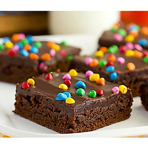 Happy Birthday Gift Chocolate Brownies Large Food Gift Individually Wrapped For Men Women Package | Nut Free | Kosher