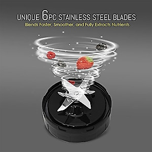 Elite Platinum EPB-5455 Nutri-Blender, Black