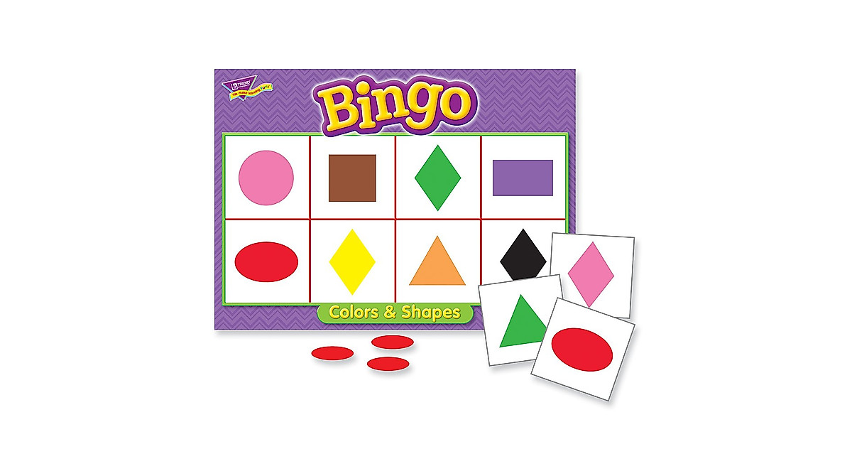 Trend Colors & Shapes Bingo Game: Fun Learning for Kids 4+