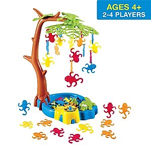 Game Zone Monkeying Around - Multiplayer Tabletop Balancing Game for Ages 4+ - Helps Develop Hand-Eye Coordination and Problem-Solving Skills!