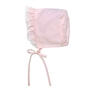 Petit Ami Baby Girls' Fully Smocked Dress with Lace Trim, 3 Months, Pink