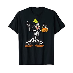 Disney Goofy Skeleton Halloween T-Shirt