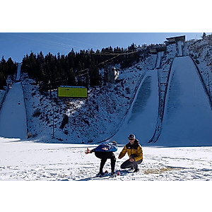 TEAM MAGNUS Tundra wolf skis with one size bindings for all ages and boots - for snow play, skills and technique practice