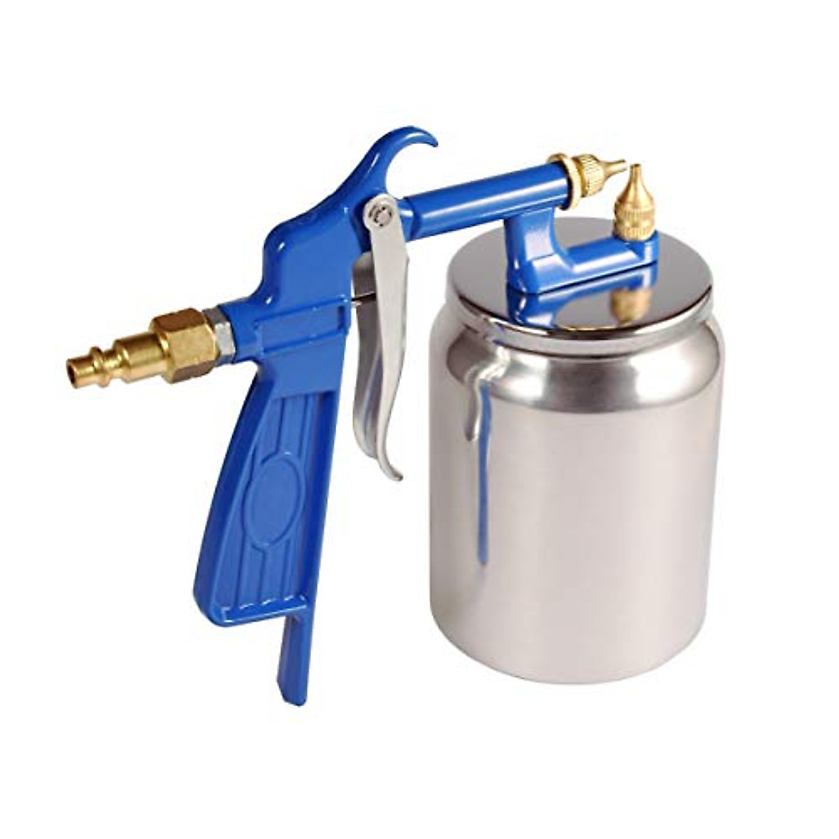 Dynastus Suction Feed Siphon Air Spray Gun for Spraying Oil-Based or Latex Paints, with Filtering and Cleaning Kits