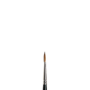 Winsor & Newton Series 7 Kolinsky Sable Brush, Round SH #2, Brown