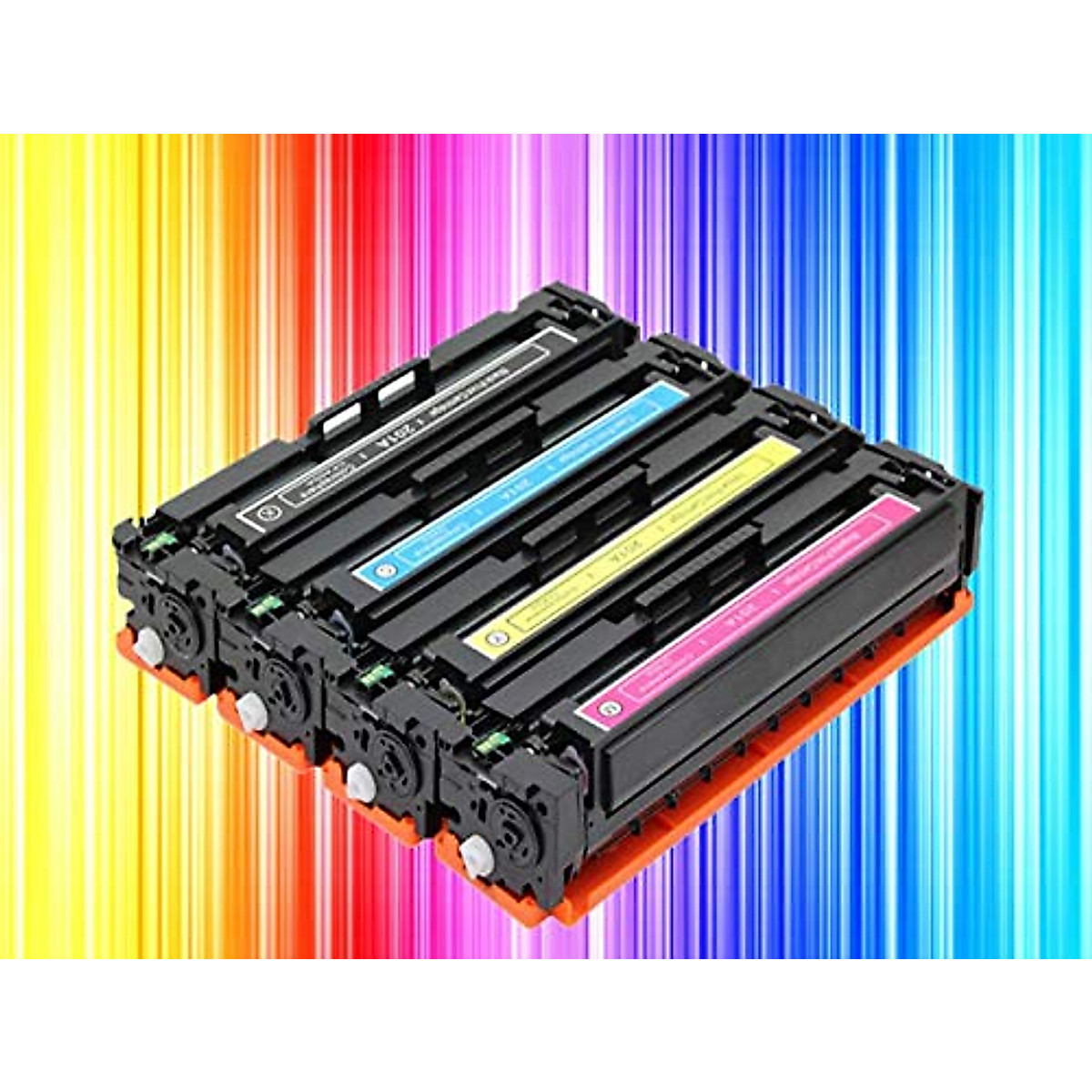 (4-Pack) 4Benefit Compatible TN227 TN-227 Toner Cartridge TN 227 Combo 4-Pack B/C/Y/M Set Replacement for Brother MFC L3750CDW HL-L3270CDW HL-L3230CDW MFC-L3710CW Laser Printer