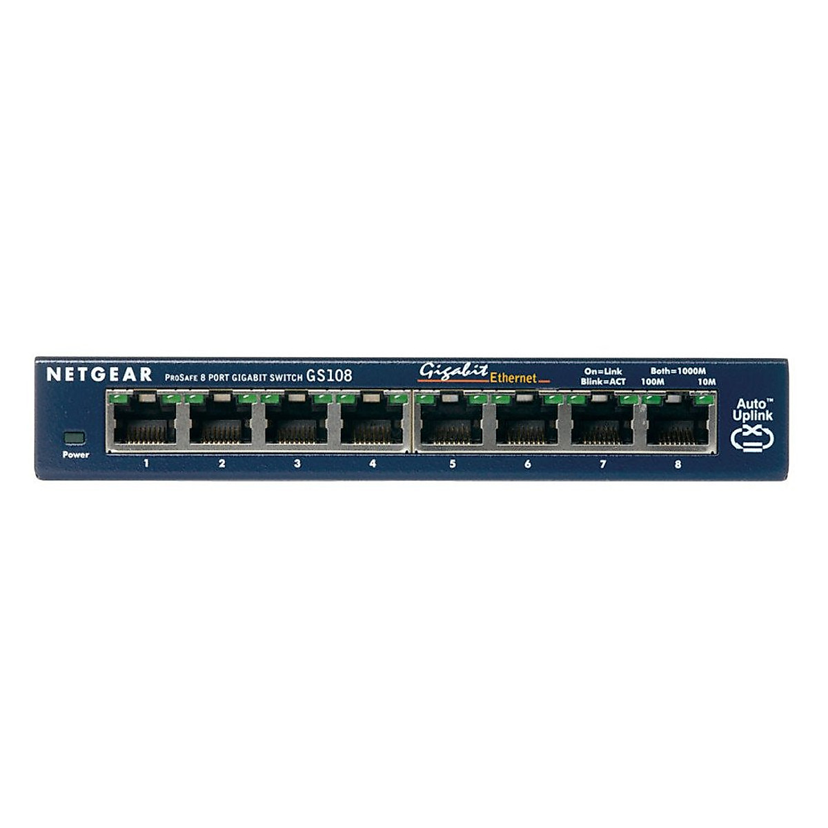 Netgear Gs108 Prosafe 8 Port Gigabit Switch Retail Boxed