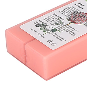 Roll-On Wax Cartridge for Hair Removal 100g Roller Depilatory Wax for Body Legs Arms Armpit Bikini Hair Removal Professional or Home Uses(Rose)