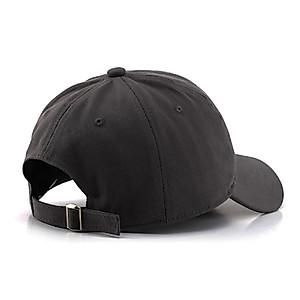 Men Women Letter Embroidered Baseball Cap, Cotton Adjustable Strap Outdoor Casual Hip Hot Hats Black