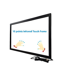 Deyowo 80 Inch Interactive 10 Points Infrared IR Touch Screen Overlay Frame Free Driver
