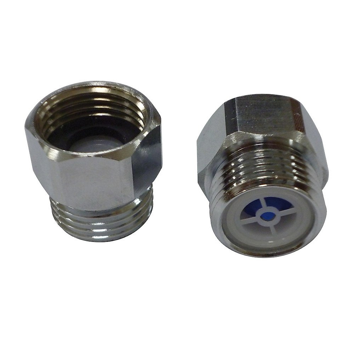 Kingston Brass SVAF12FM Anti Flood Brass Adapter for Widespread Lavatory Faucet, Polished Chrome, 15/16" Length