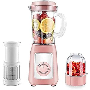 Multifunctional Blender Stainless Steel Blades, 3 Speed Control With Pulse, Overheat Protection, Crusher, chopper, coffee grinder smoothie maker 22000 rpm 1150ml jar,blue,c,pink,c ZJ666