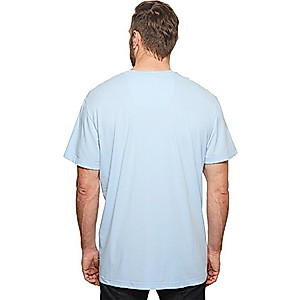 Nautica Men's Solid Crew Neck Short Sleeve Pocket T-Shirt, Noon Blue, X-large
