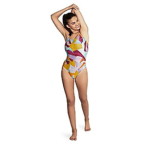 Speedo Women's Swimsuit One Piece ProLT Volt Back Printed