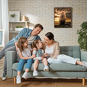 Blackbeards Pearl Pirate Ship Home Decor - Wall Art Print Great Mens Gift- Home Decor- Office Decor. Great for Man Cave- Rec Room-Study. Beautiful Clipper Ship & Sailing Art. Unframed - 8 x10