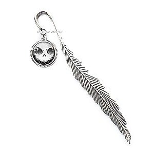 Christmas Bookmark,Jack Skellington Moon Bookmarker,Wedding Gifts,Art Gifts for Her,for him,TAP337