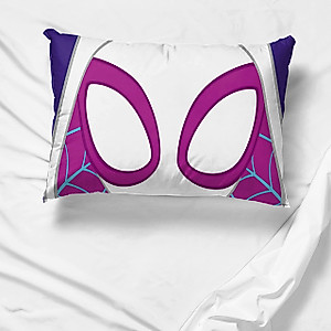 Marvel Spidey & His Amazing Friends Ghost Spider Gwen 1 Single Reversible Pillowcase - Kids Super Soft Bedding