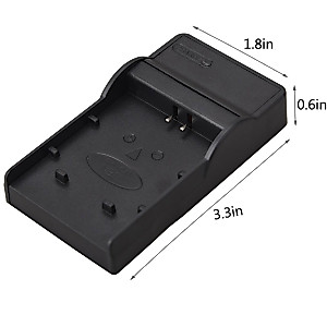 Smart Slim Micro USB Battery Charger for Canon PowerShot SX620 HS, SX720 HS, SX730 HS Digital Camera