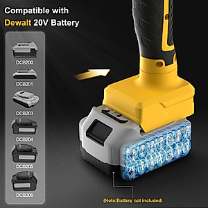 Tile Vibration Tool Compatible with Dewalt 20V Max Battery(Battery not included) Tile Vibration Leveling Machine with 8 Level,Digital Display,Suction Cup & & Lock Design for Floor | Tile | Wall