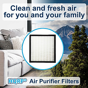 HQRP Filter Kit Replacement for Oreck WK01234QPC, Opti Max 94 AIR94 Compatible with Oreck Airvantage WK10002QPC, WK10002, WK10004, Airvantage Plus Pet WK10052QPC WK10052 Air Purifiers
