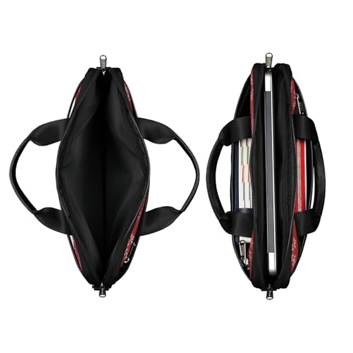 Christmas Snowflake Laptop Computer Bag Waterproof Shoulder Messenger Bag 13-15 inch Durable Laptop Tote Bag with Shoulder Strap Handle Lightweight Crossbody Briefcase