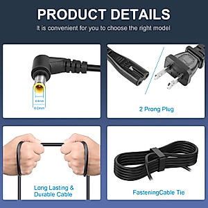 Futurebatt 14V AC/DC Adapter Power Supply for Samsung LTM1555B LTM1555X LTM1755X LTM1775W LCD Monitor +Cord Power Supply Cord