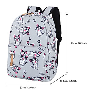 Roffatide Anime Chi's Sweet Home Print Backpack Cute Cat Teens Girls Casual School Bag