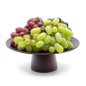 Premium Quality Natural Cake Stand, Cake Stand On Pedestal, Natural Cake Decorating Stand - 100% Natural Ideal for Use at Parties, Weddings, Restaurants (Acacia 10")