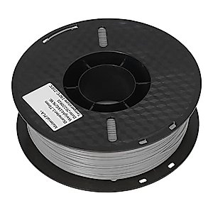 3D Printer Roll Filament, High Accuracy Consumables 1kg Spool 1.75mm PLA Print Filament for Industrial Devices(Silver)