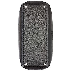 Calvin Klein Rita 2 in 1 Organizaional Satchel, Black/Silver