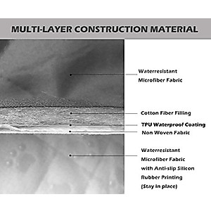 Ameritex Couch Sofa Slipcover 100% Waterproof Nonslip Quilted Furniture Protector Slipcover for Dogs, Children, Pets Sofa Slipcover Machine Washable (Blue, 68")